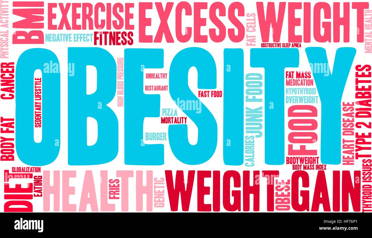 Obesity Stock Vector Images - Alamy
