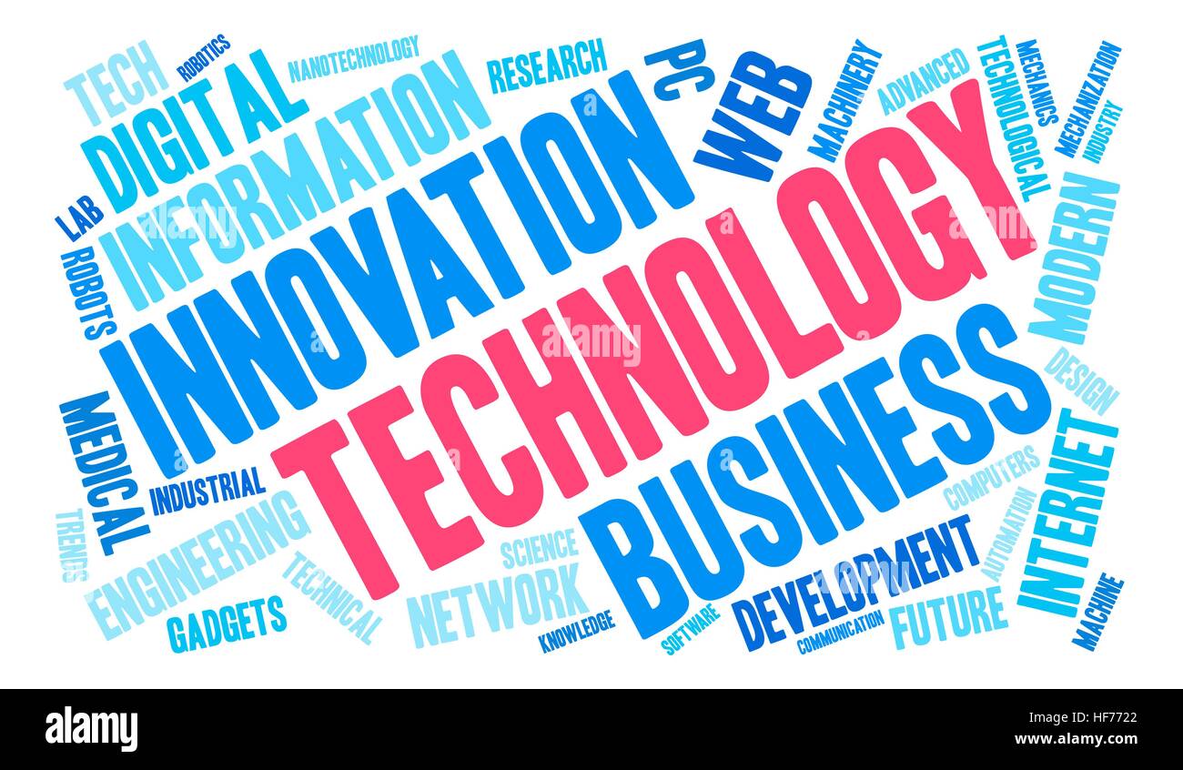 Technology word cloud on a white background Stock Vector Image & Art ...
