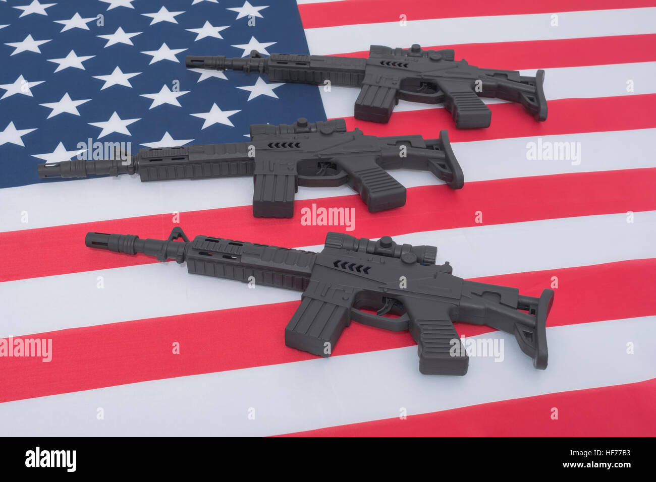 American Flag Rifle Design