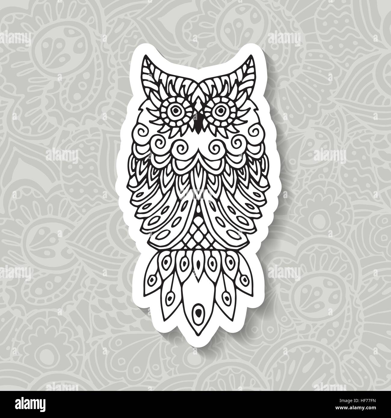 Indian owl Stock Vector Images - Alamy