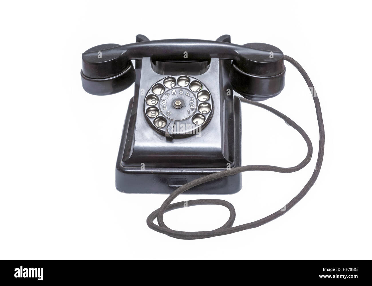 Old telephone black hi-res stock photography and images - Alamy