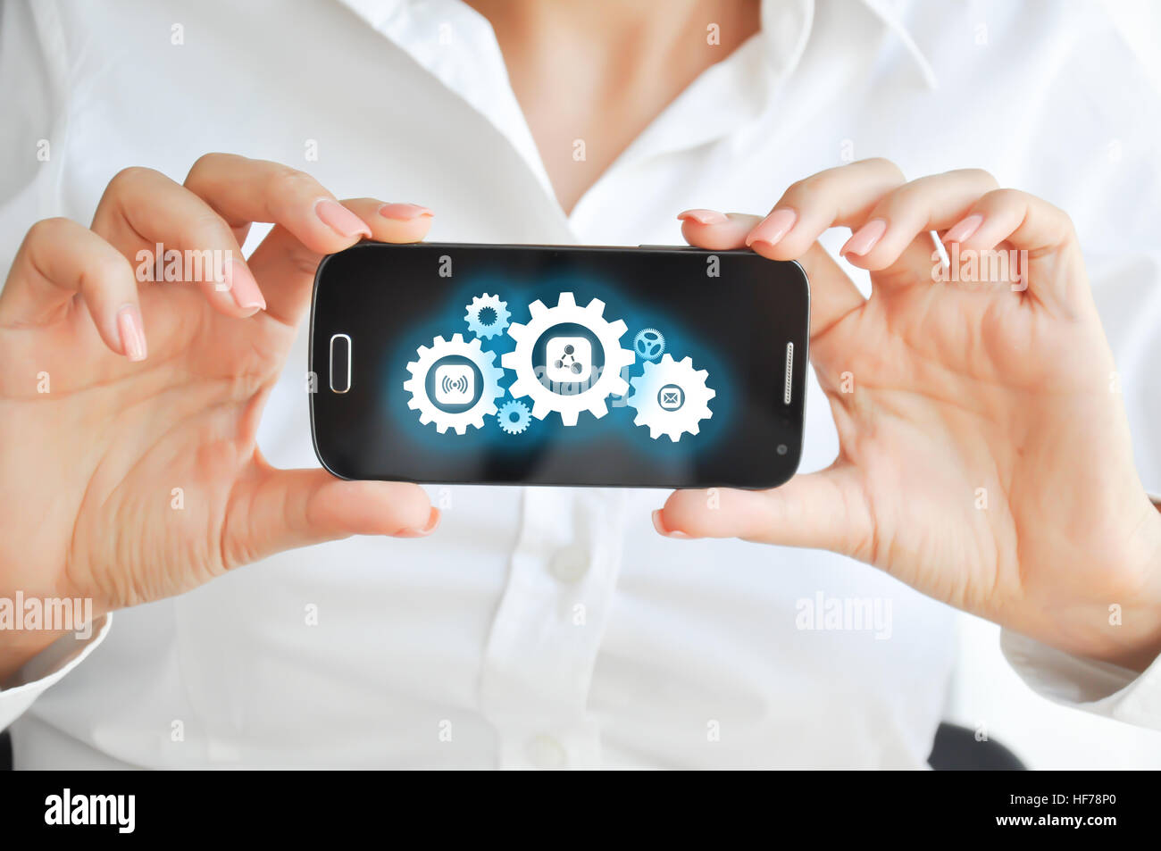 Using mobile devices resources and capabilities with mobile phone or ...