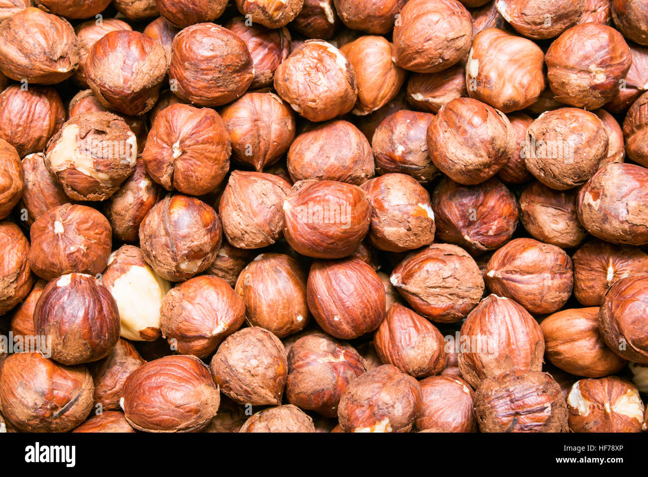 hazelnuts, cobnuts background or texture Stock Photo - Alamy