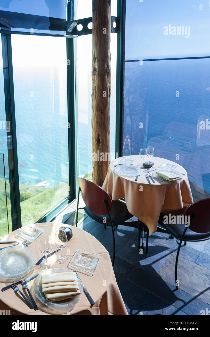 Exclusive up market Sierra Mar Restaurant at Post Ranch Inn Luxury ...