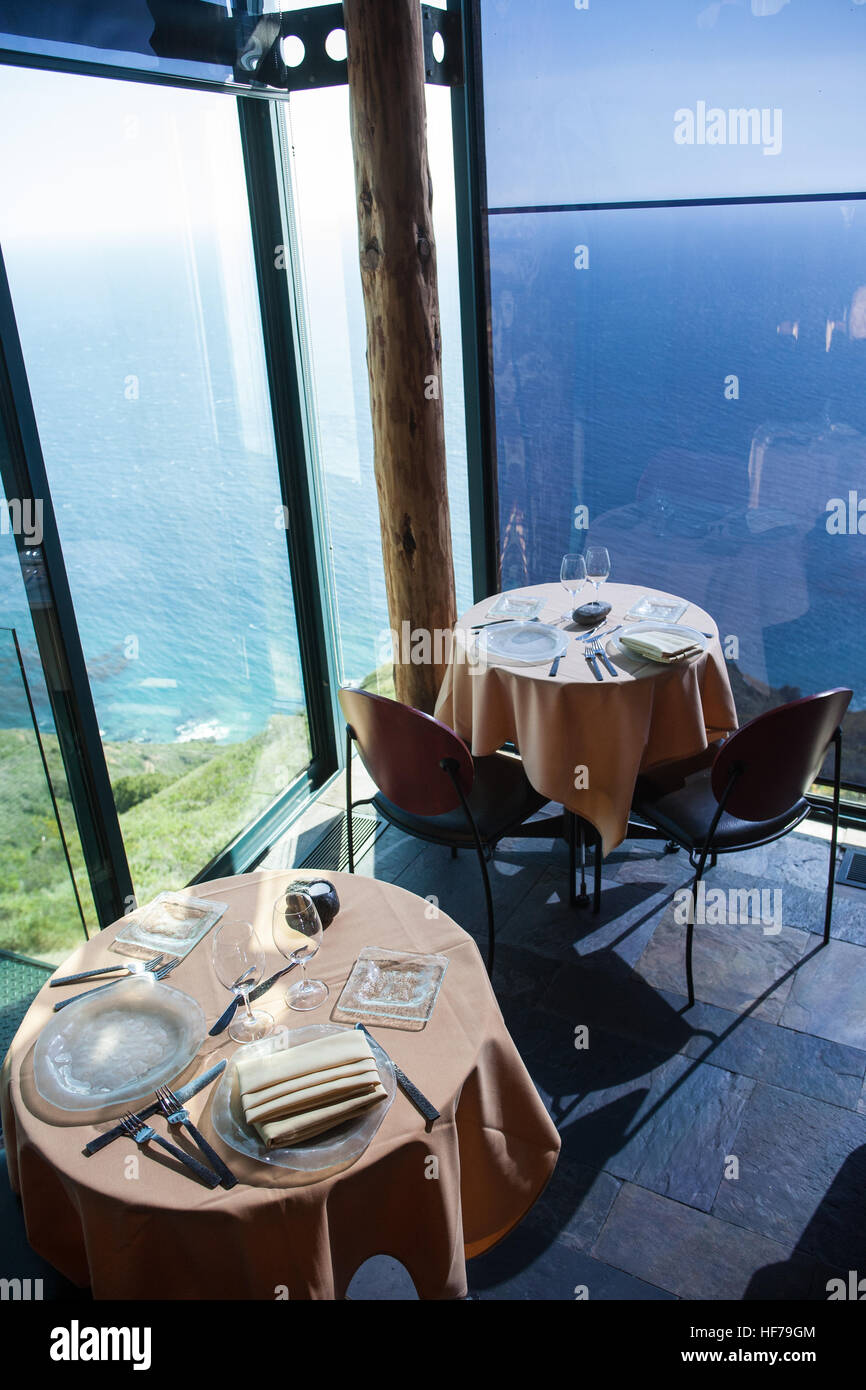 Exclusive up market Sierra Mar Restaurant at Post Ranch Inn Luxury ...