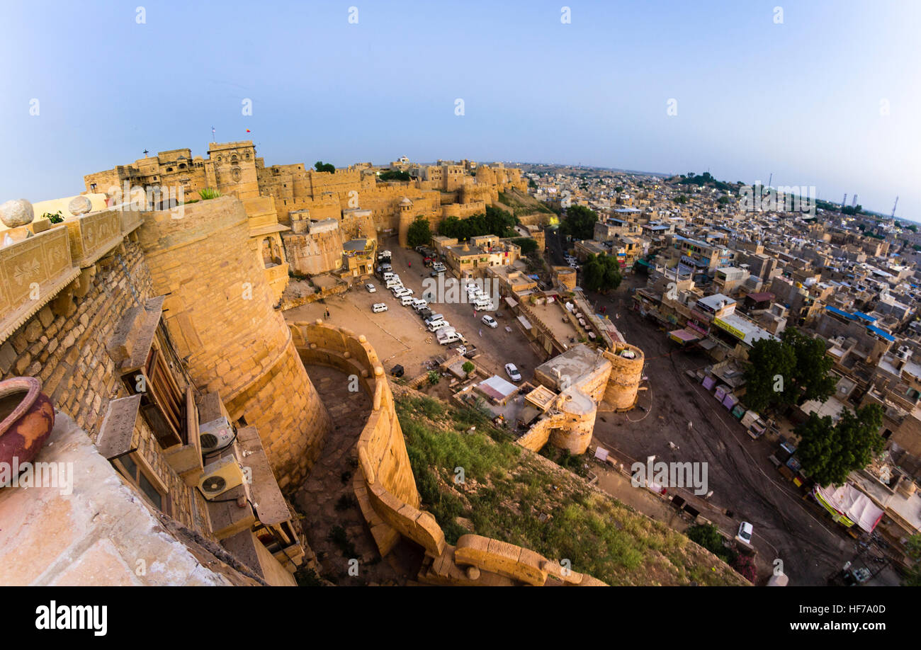 A panoramic view from the Fort with the rising sun Stock Photo - Alamy