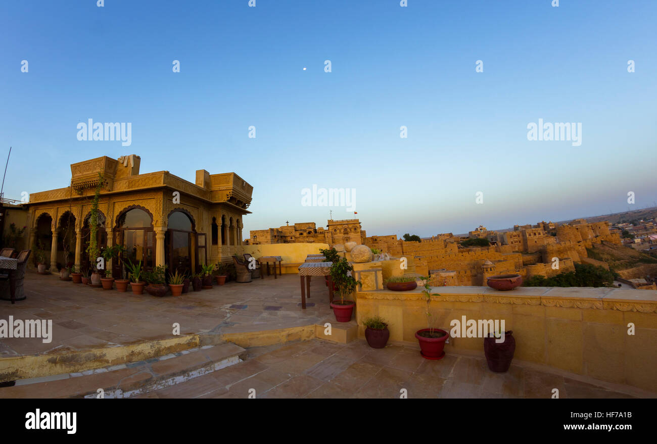 A panoramic view from the Fort with the rising sun Stock Photo - Alamy