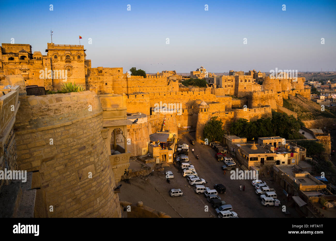 A panoramic view from the Fort with the rising sun Stock Photo - Alamy