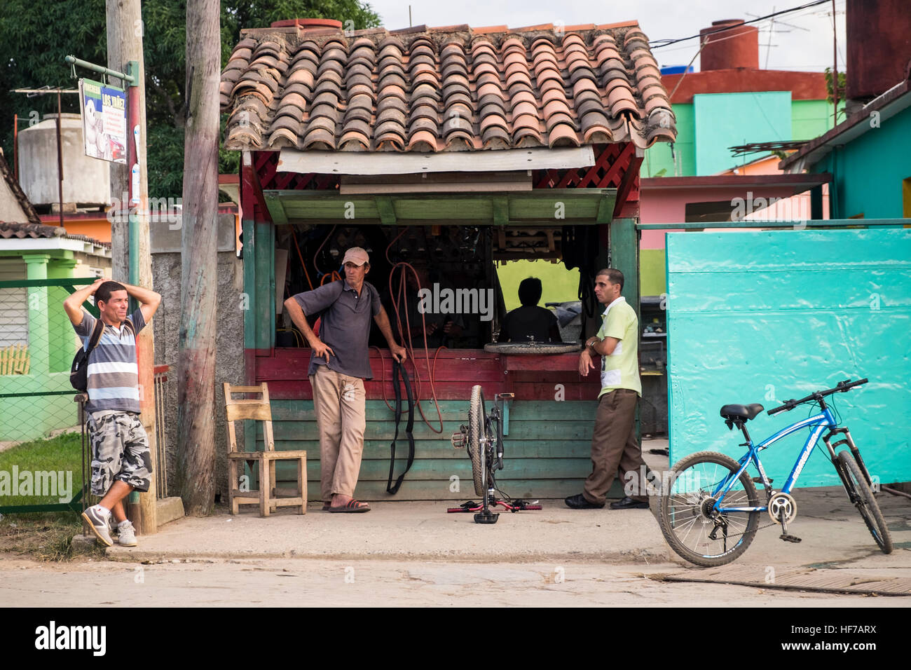Puncture shop hi-res stock photography and images - Alamy