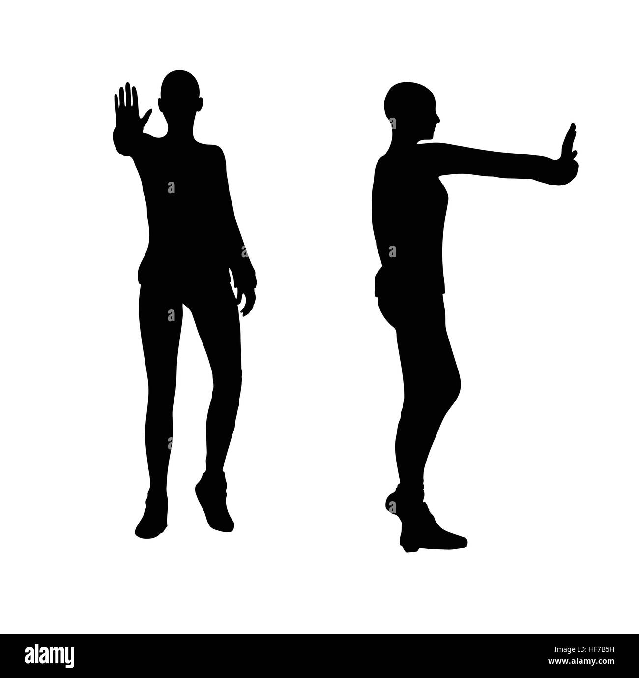 Stern pose Cut Out Stock Images & Pictures - Alamy