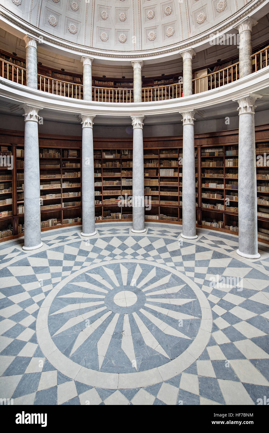 Kacina Castle, library Stock Photo - Alamy