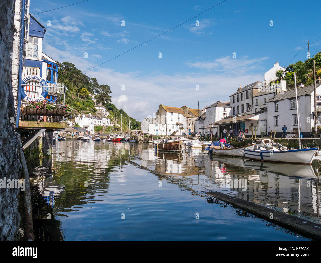 Polperro on the south coast of Cornwall Stock Photo - Alamy