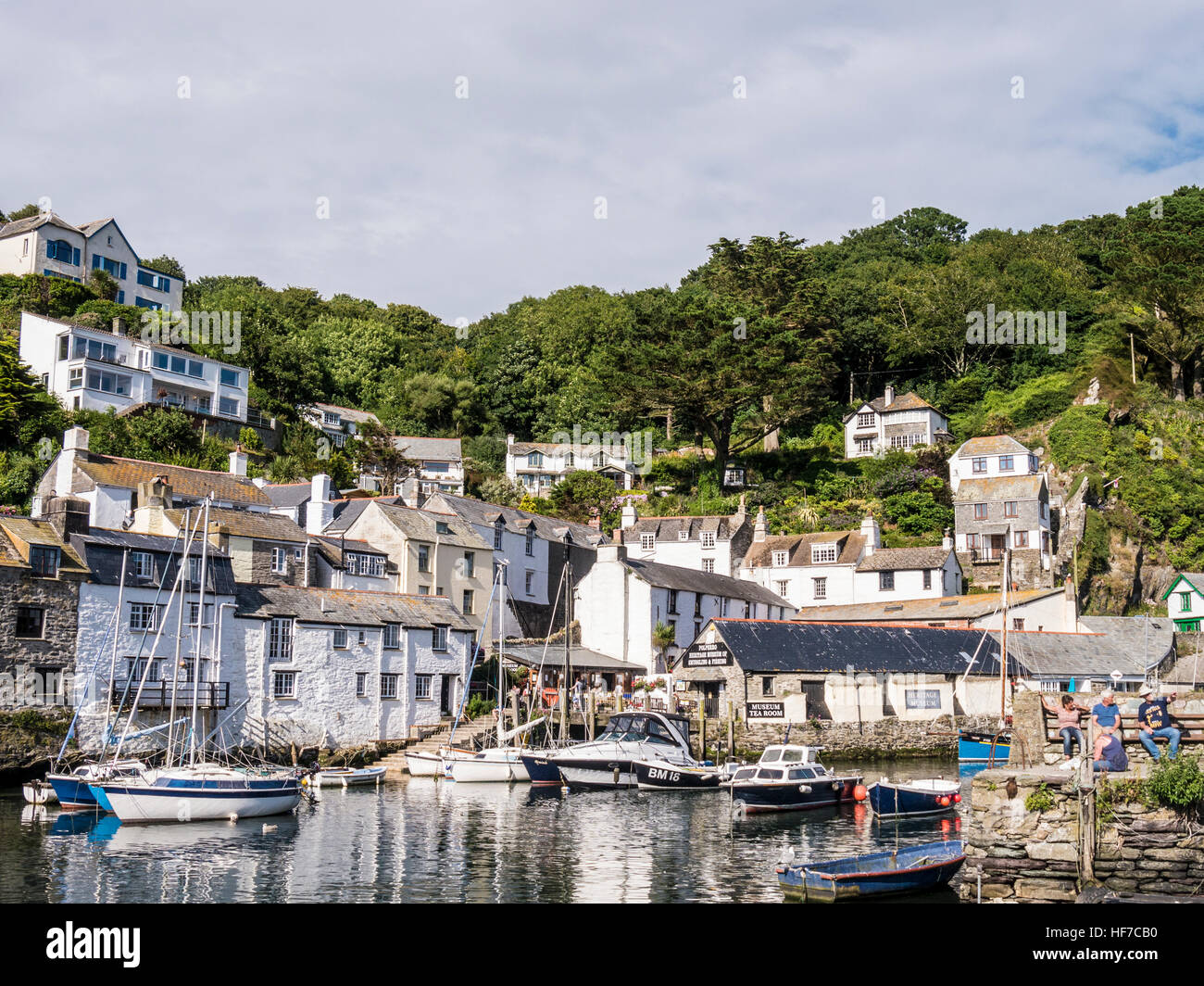 Polperro on the south coast of Cornwall Stock Photo - Alamy