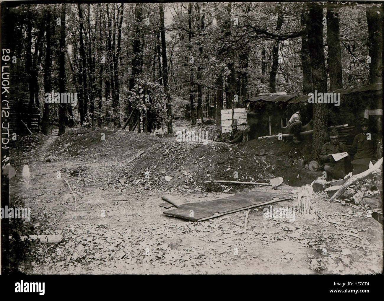 The position of Field Hunter Battalion No. 9 north of Sinkow during ...