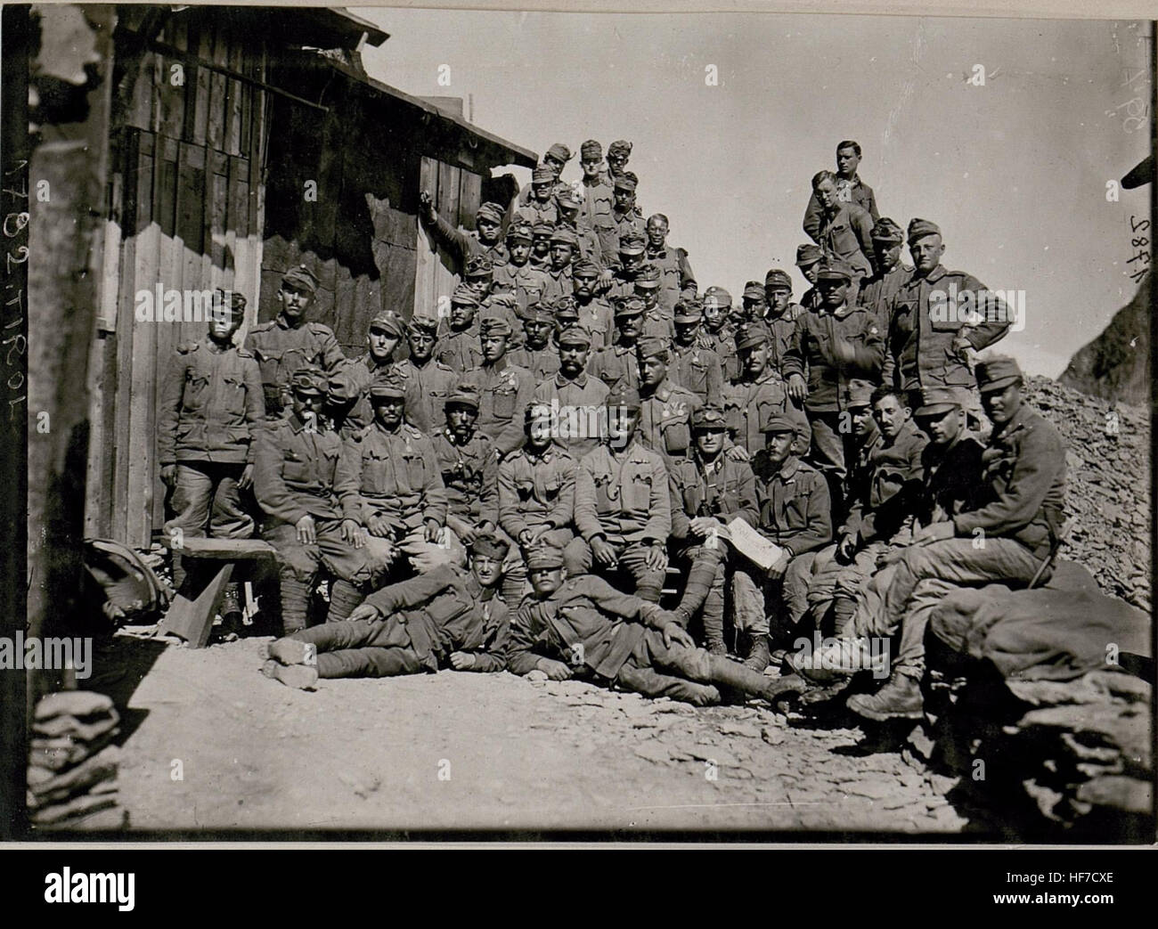 Occupation of the Forno Outpost (Monte Vioz Area), World War I Stock ...