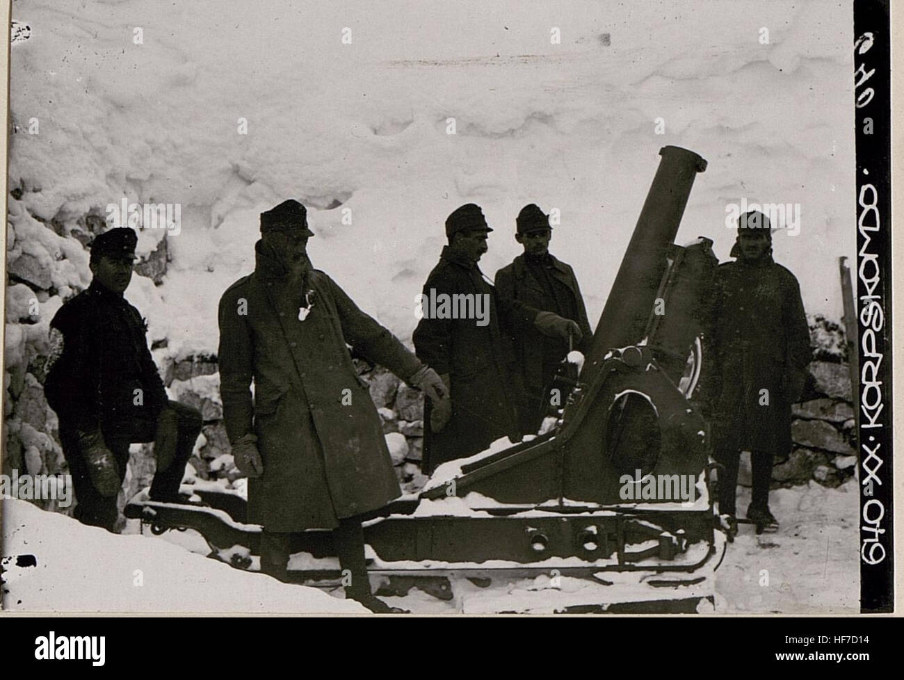 Three Peaks Plateau, mortar, WWI, First World War, Europeana ...