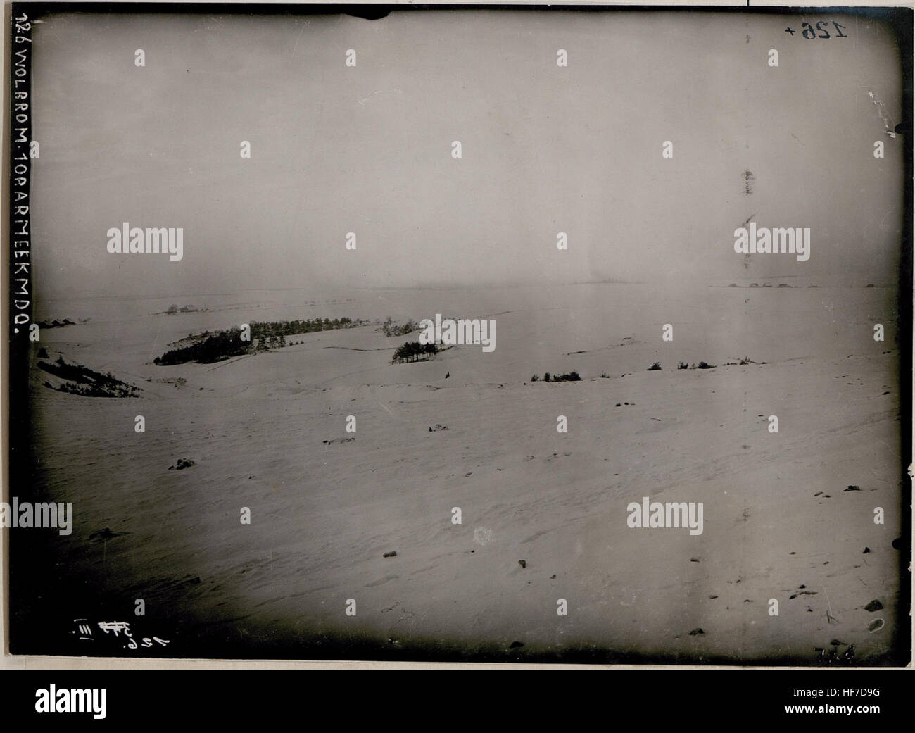 A photograph from a trench in the Austrian position northeast of ...