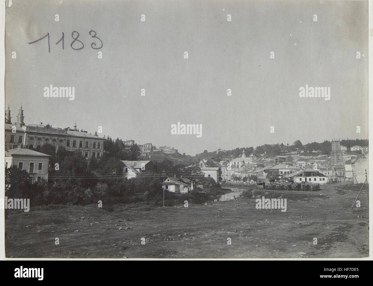 Buczacz on the Strypa, World War I, Europeana Collections Stock Photo ...