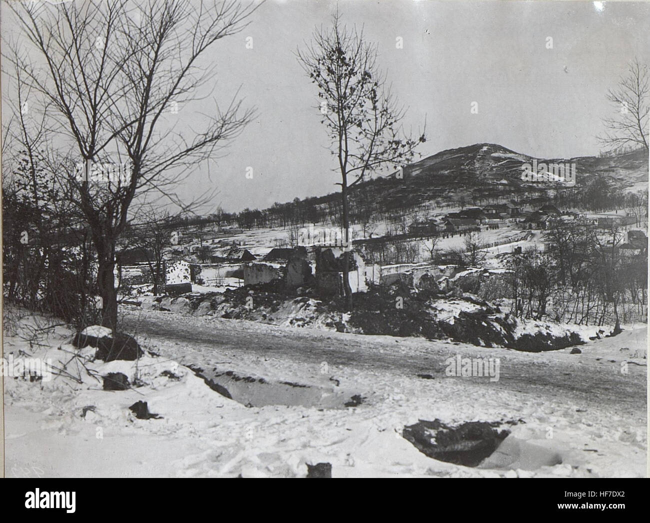Turkish position at Height 421 near Mieczyszczow, WWI Stock Photo - Alamy