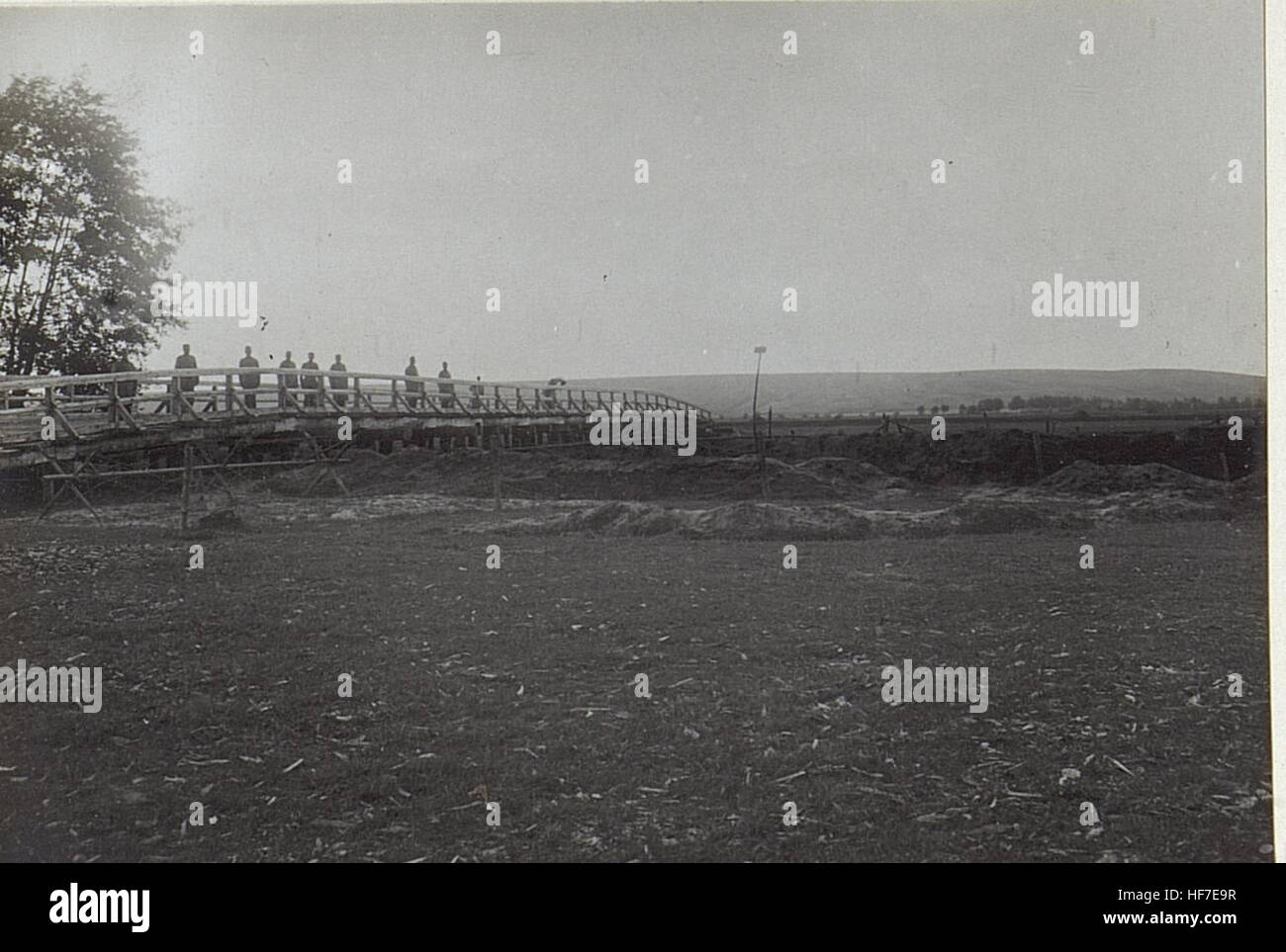 First World War, bridge, German military, European battlefield ...