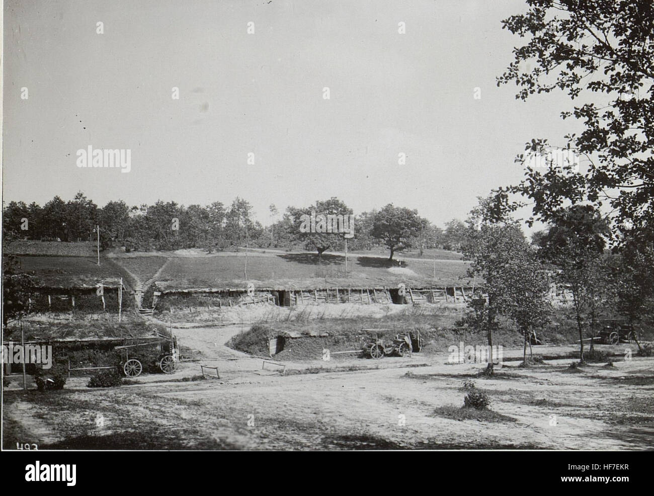 A photograph from War Album 107 showing soldiers from the Second Army ...