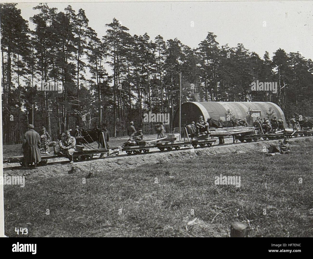 A photograph of a 15 cm M.14 field howitzer used by the 2nd Army during ...