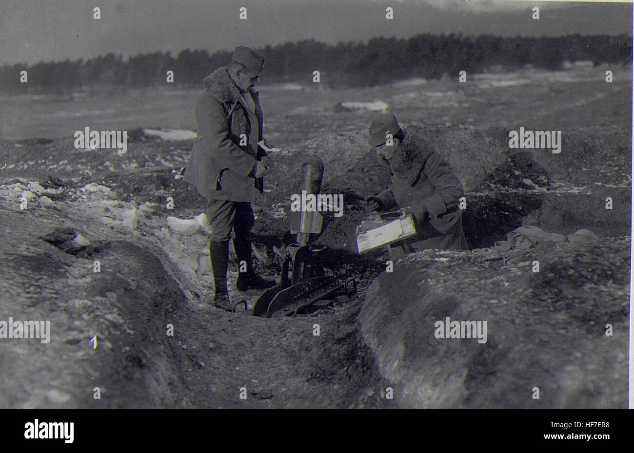 Medium grenade launcher from the mine and grenade launcher course ...