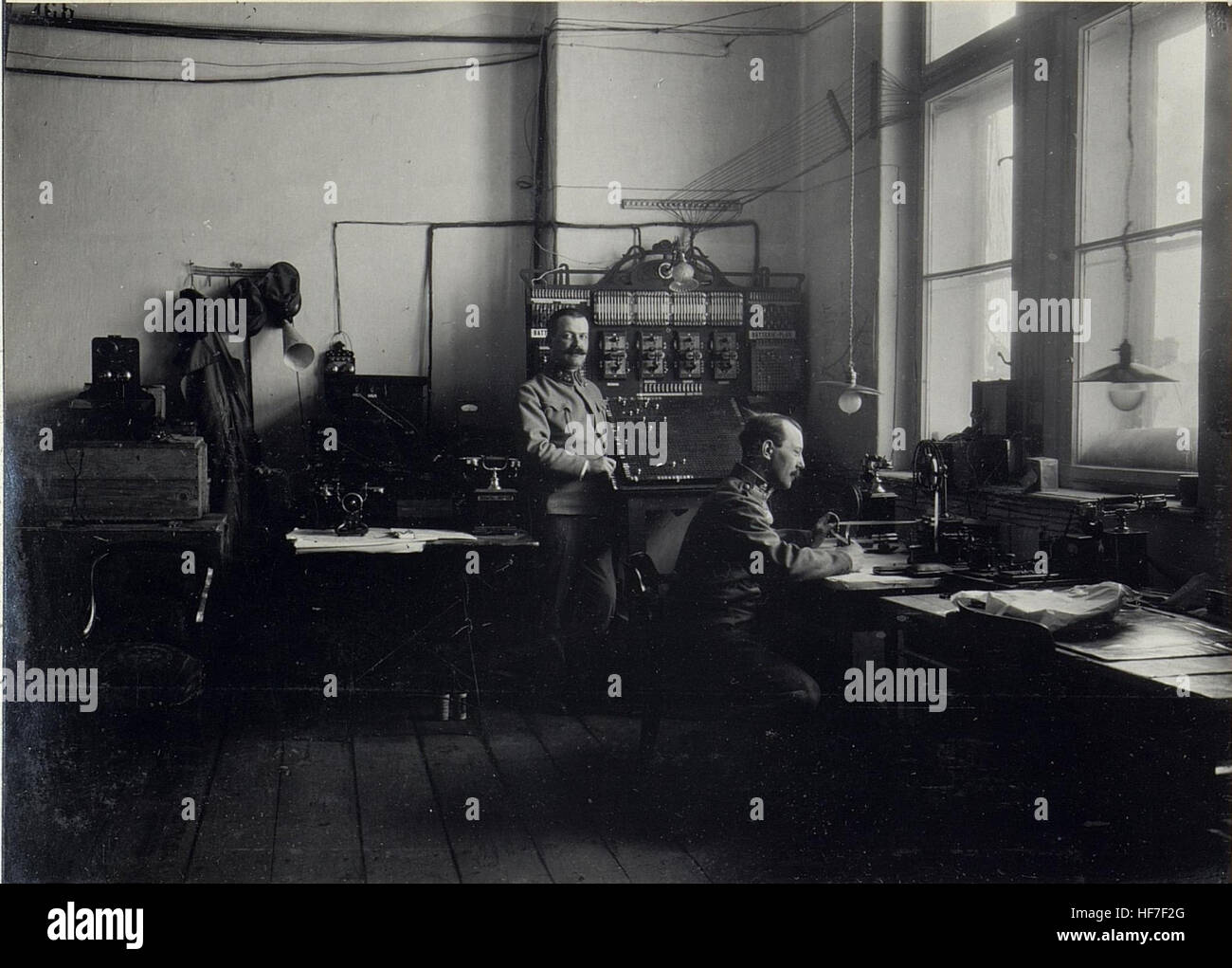 A photograph from 'Kriegsalbum 106', depicting military scenes from the ...