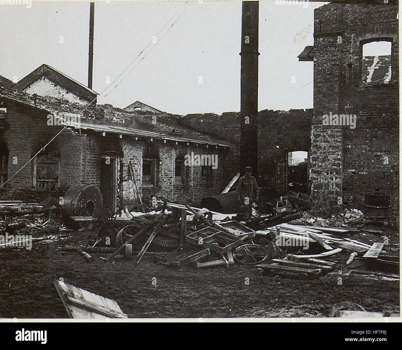 This image is from a World War I album, showing the 2nd Army in action ...