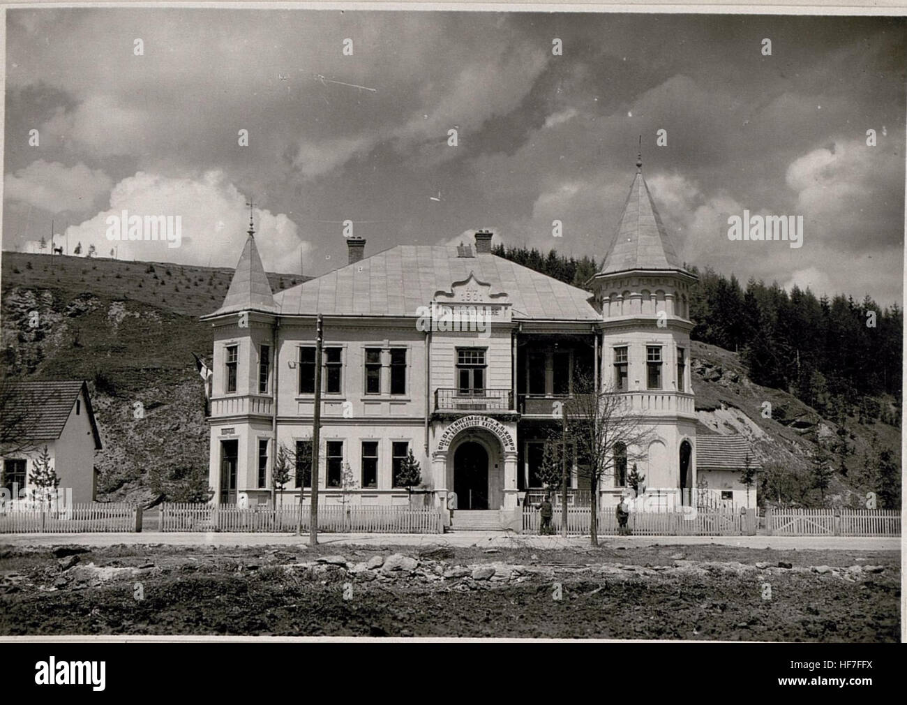 A World War I soldiers' home in Dorna Watra, used by the Austro ...