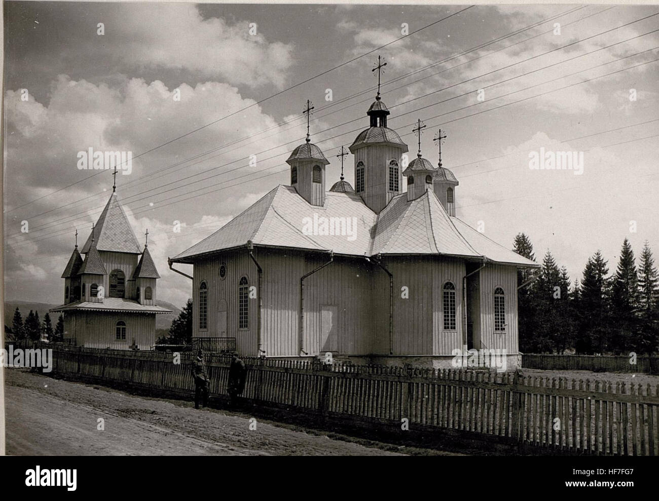 This image shows the Gr. Kath. Kirche in Pojana Stampi, dated 1571 ...
