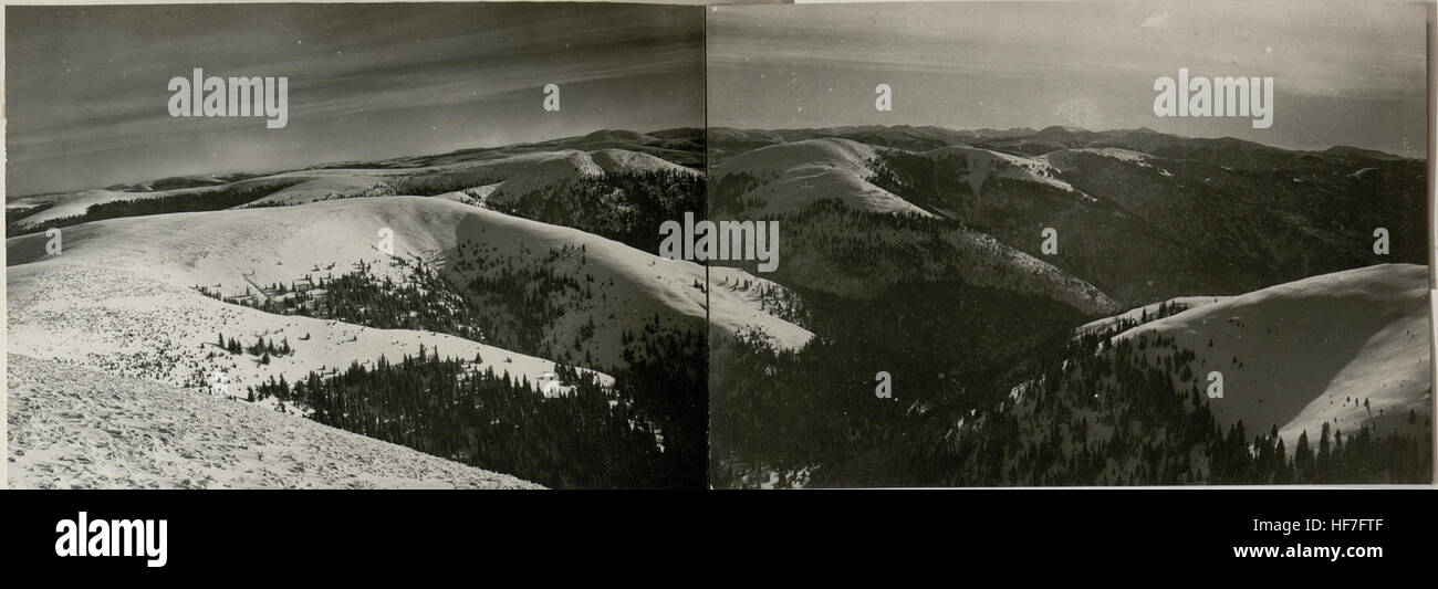 This panoramic image from World War I shows a battlefield scene during ...