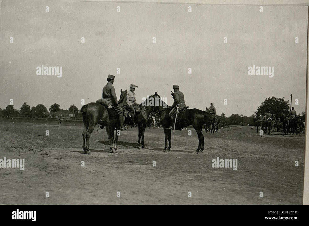 This historical photograph from the First World War shows a military ...