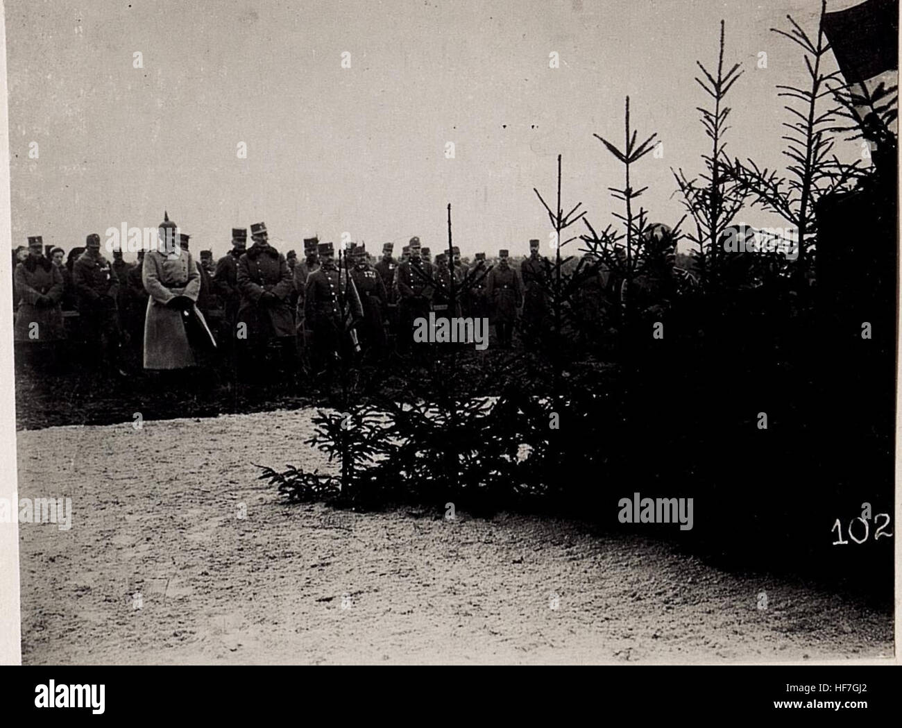 This image captures the birthday celebration of Kaiser Wilhelm II in ...
