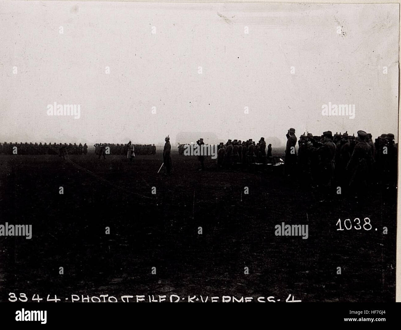 The Kaiser Wilhelm II. birthday celebration in 1914, held in Wladimir ...
