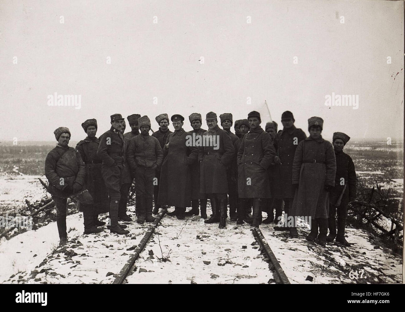 This image, taken during World War I, shows a German propaganda ...