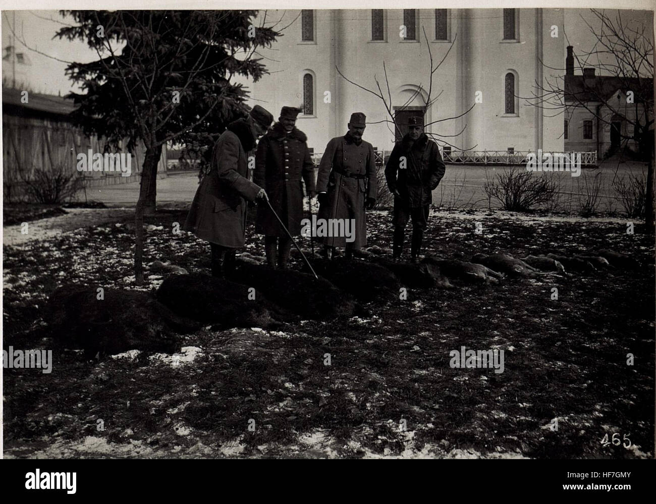This image from World War I shows a segment of the front line, with a ...