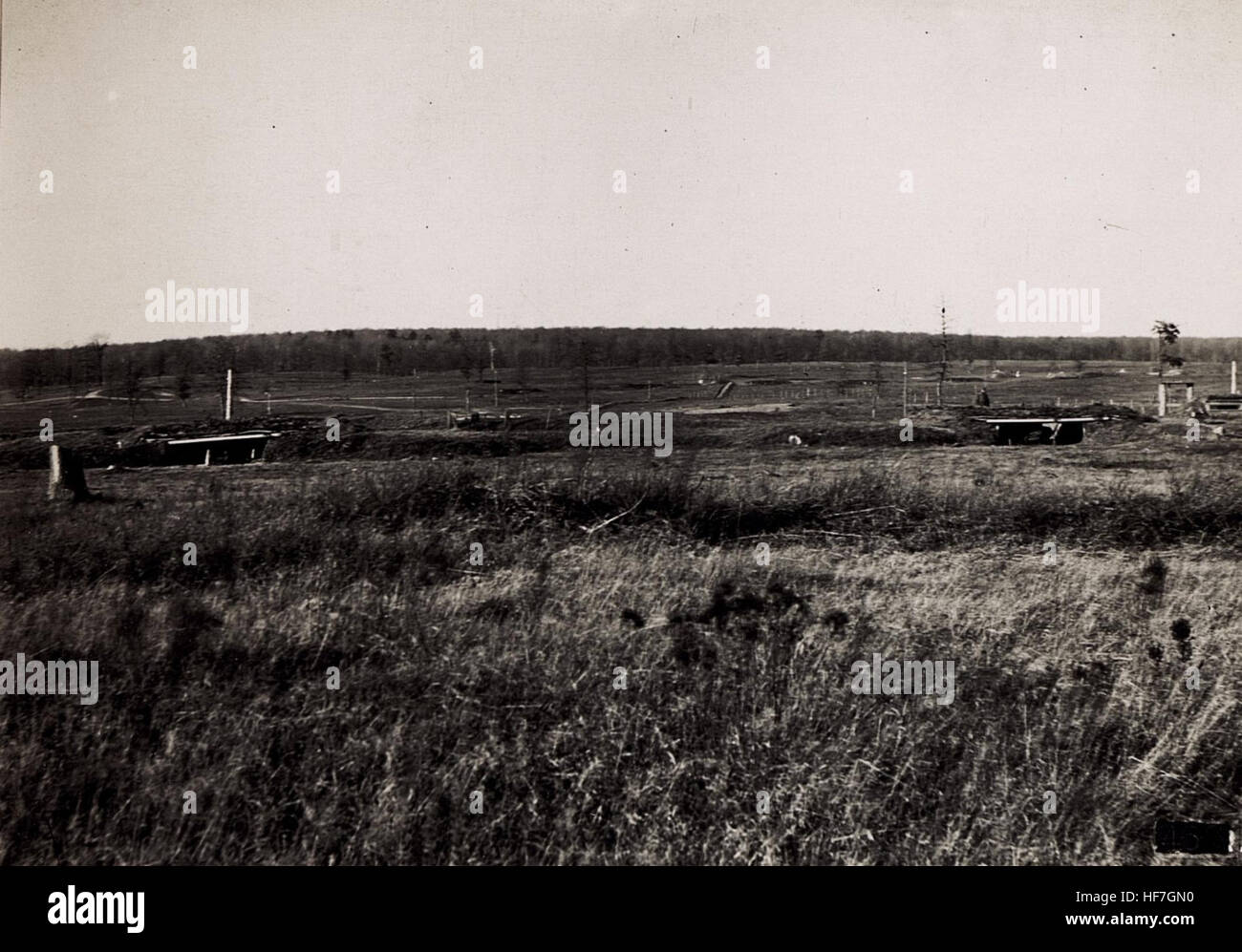 This German World War I photograph shows the deployment of the 2-1 ...
