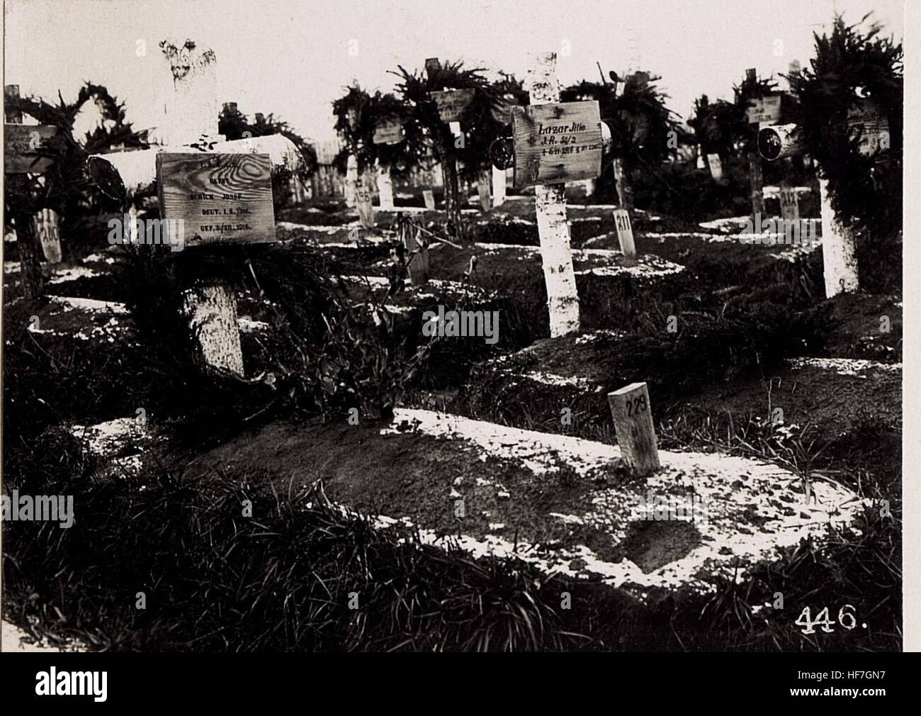 The Heldenfriedhof in Wojinica is a war cemetery commemorating those lost during World War I. It ...