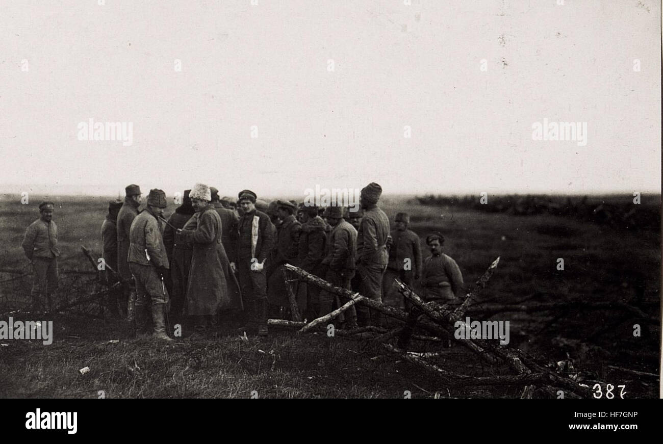 A World War I image of a propaganda officer with Russian soldiers. This ...