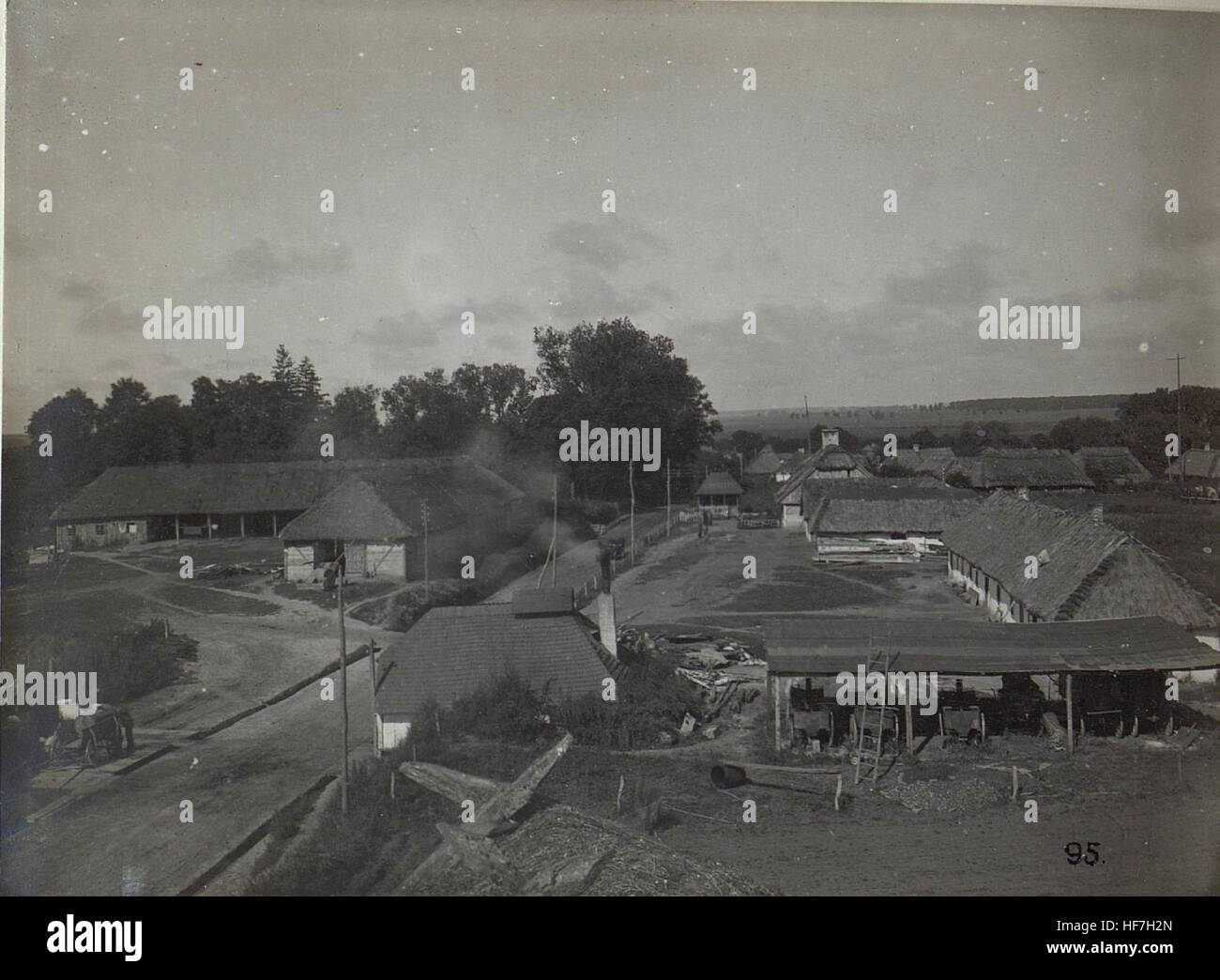 This map shows the location of the 10th Corps Command in Mukuliczy ...