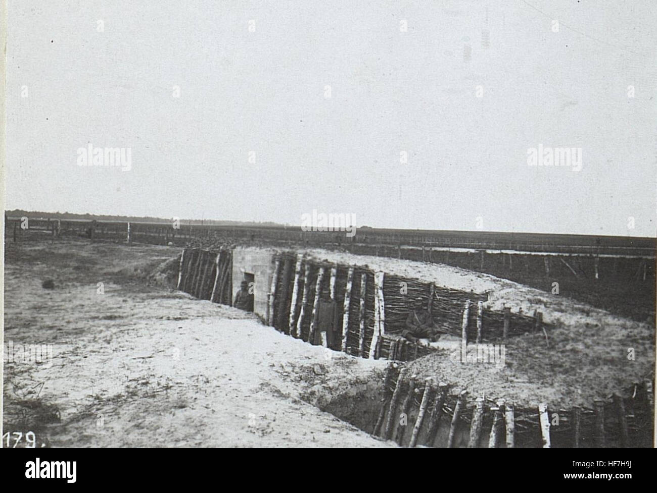 This image from the European collections shows infantry positions with ...