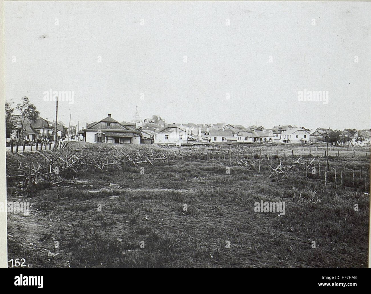 The image shows a World War I map titled 'Sumpfstellungen in Roszyce ...