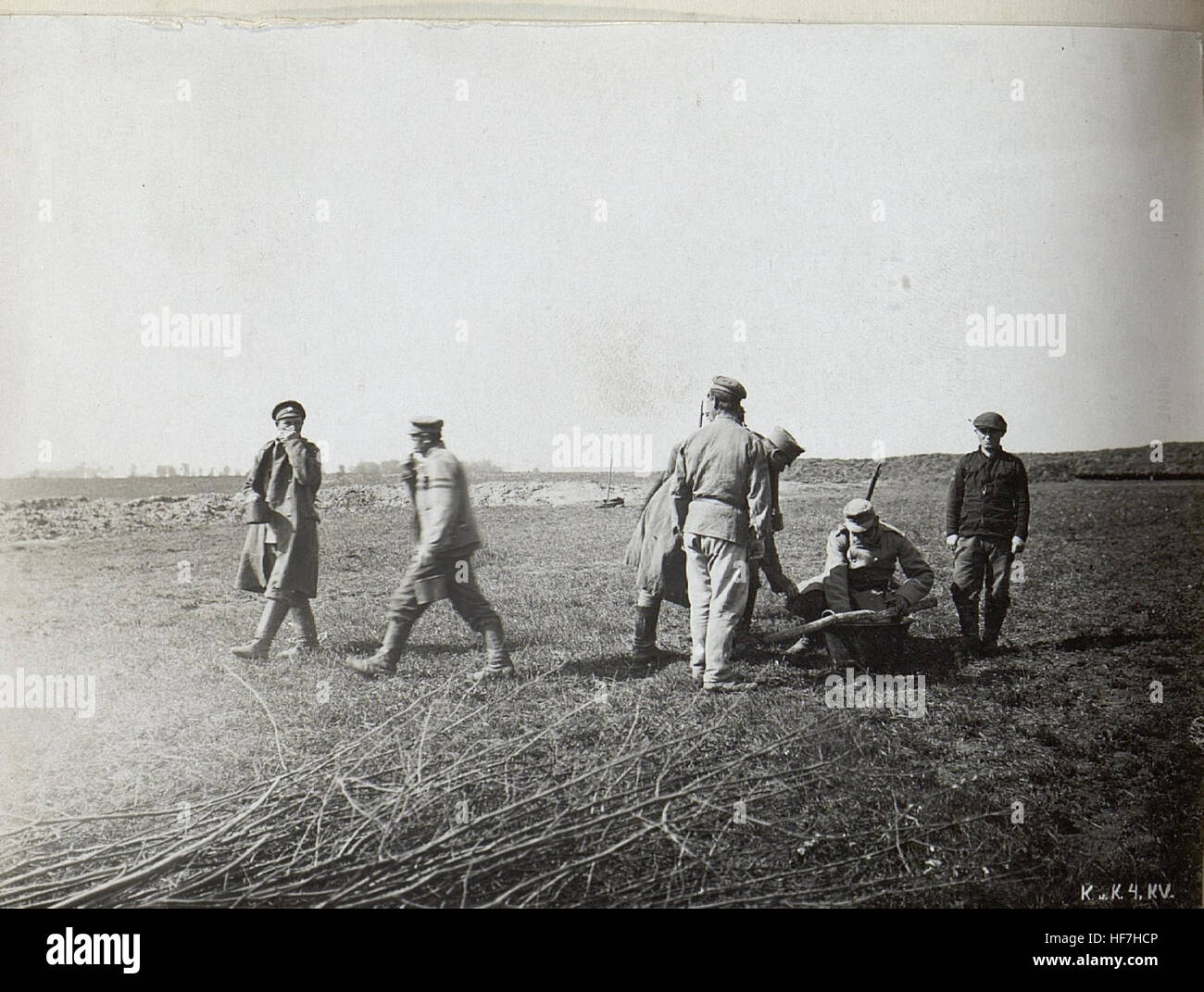 This image from World War I shows Russian soldiers receiving tea, a ...