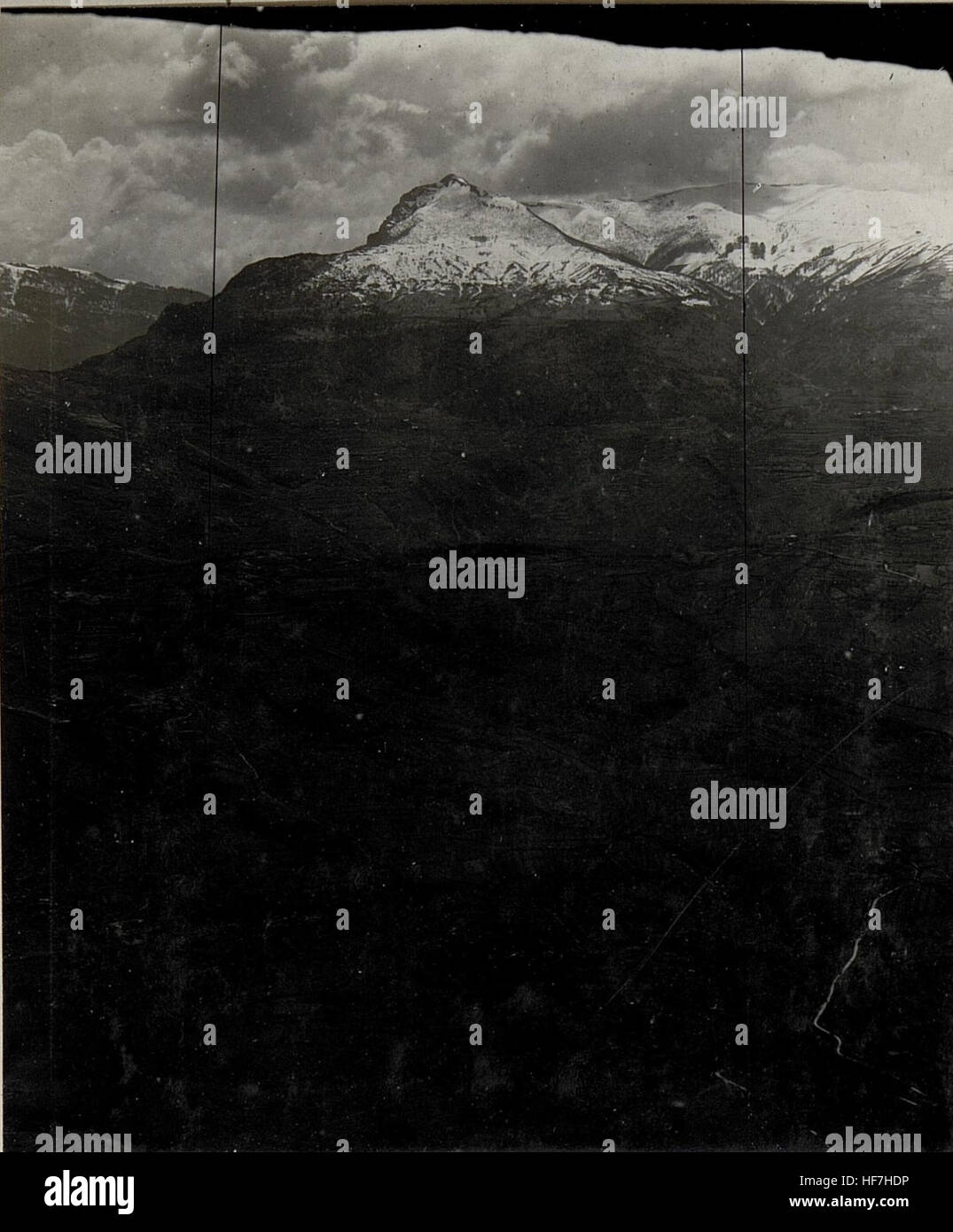 This panoramic image from World War I offers a view from Monte Fae ...