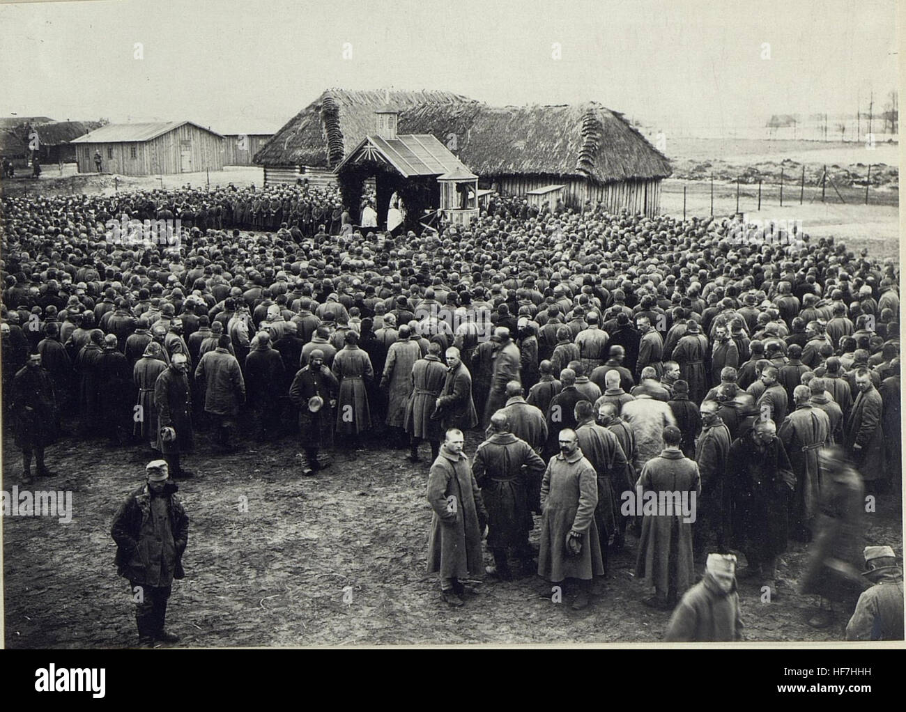 This illustration shows life in the field and living conditions at the ...