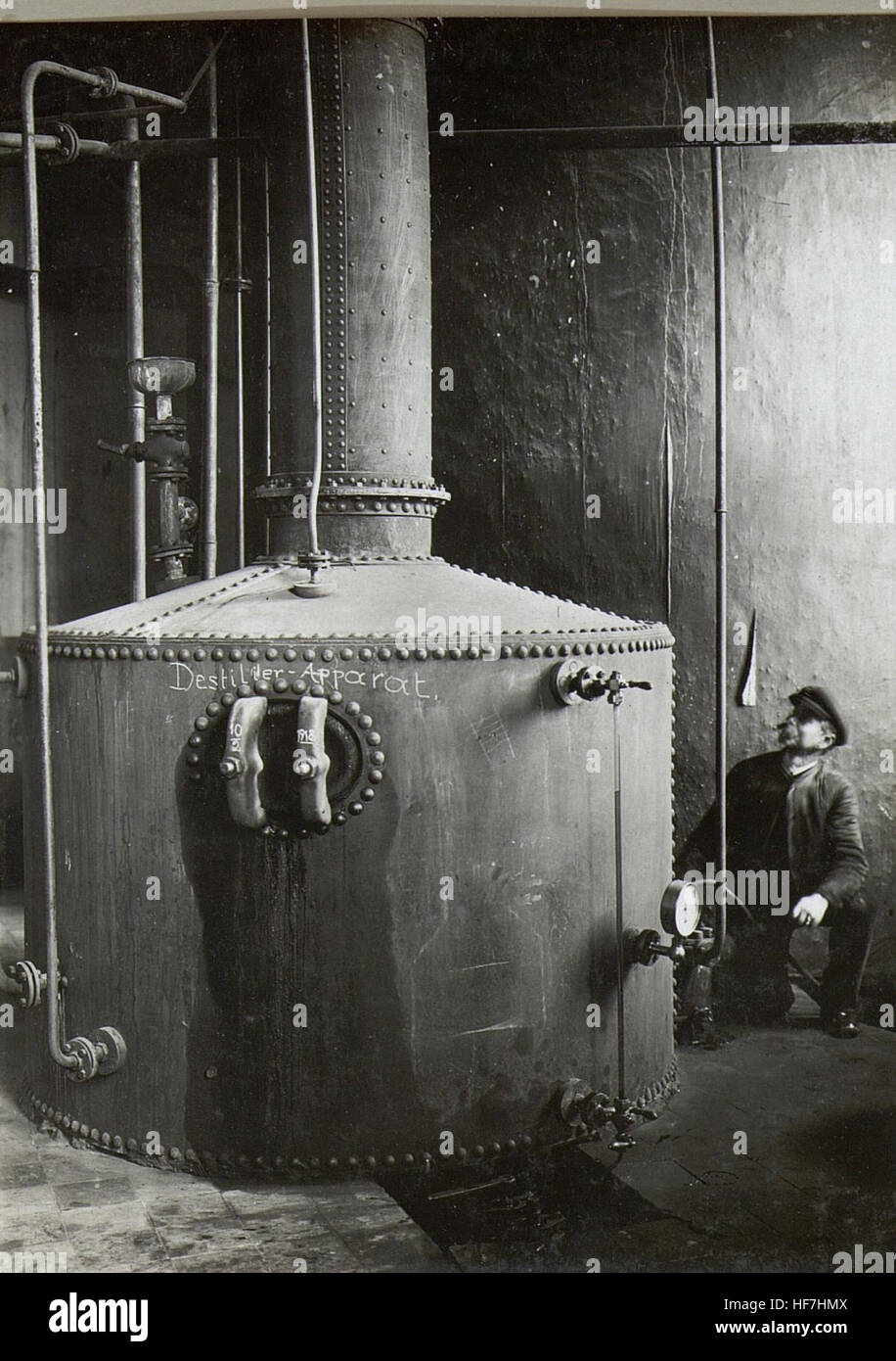 A wartime map from World War I detailing infrastructure, factories, and ...