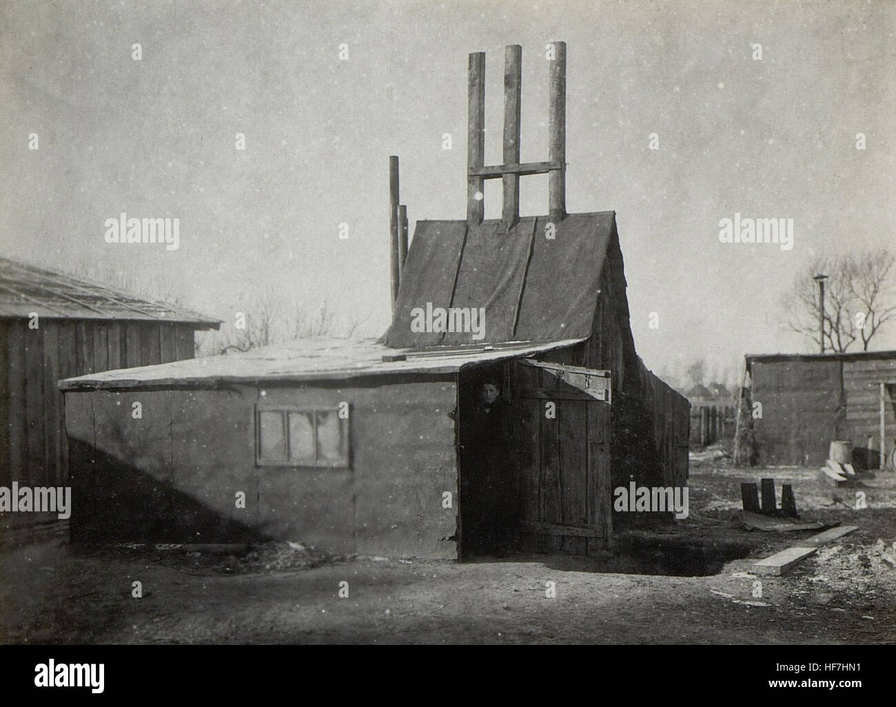 This image illustrates various infrastructure, businesses, and ...