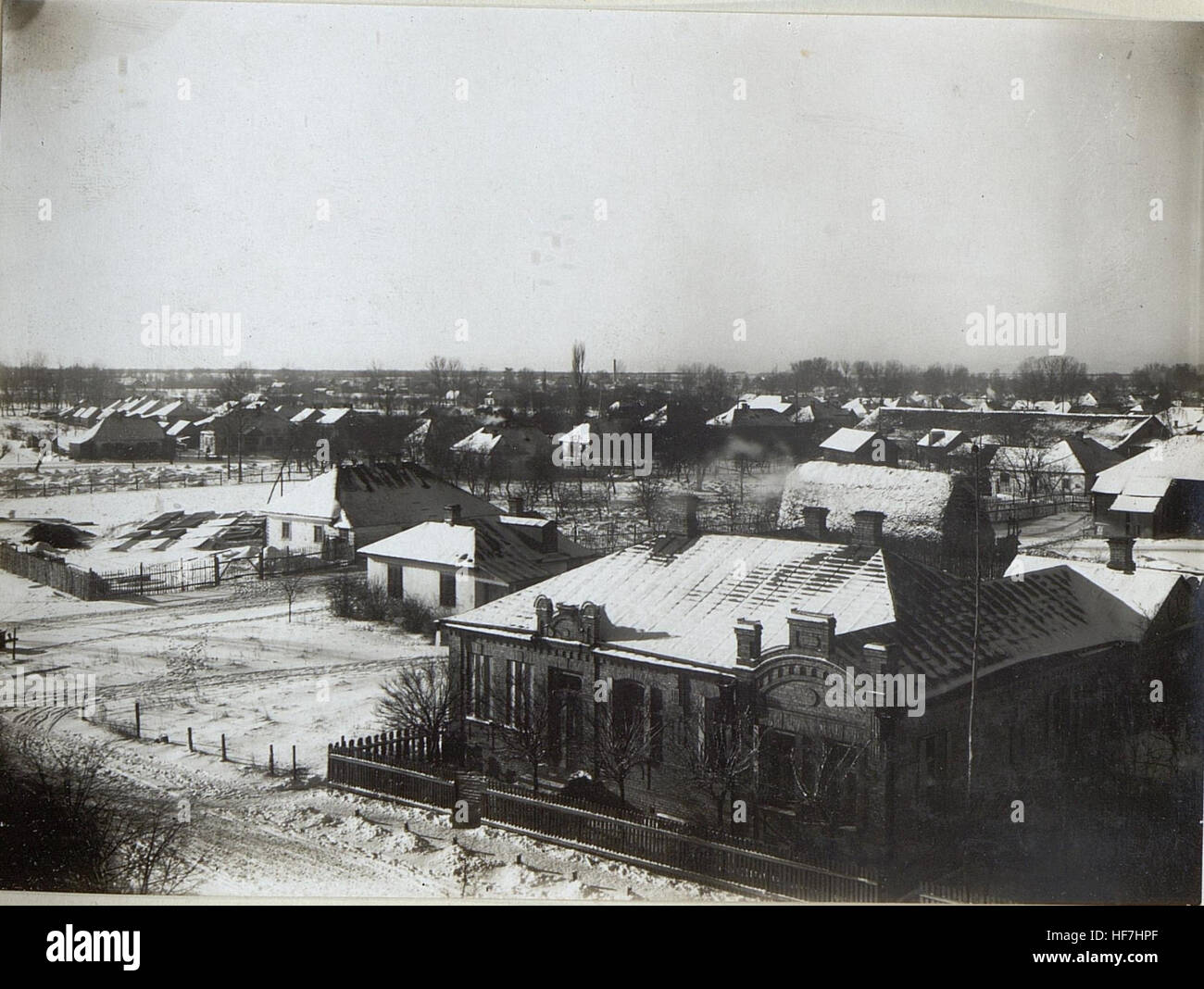 This photograph captures a scene from the Russian front during World ...