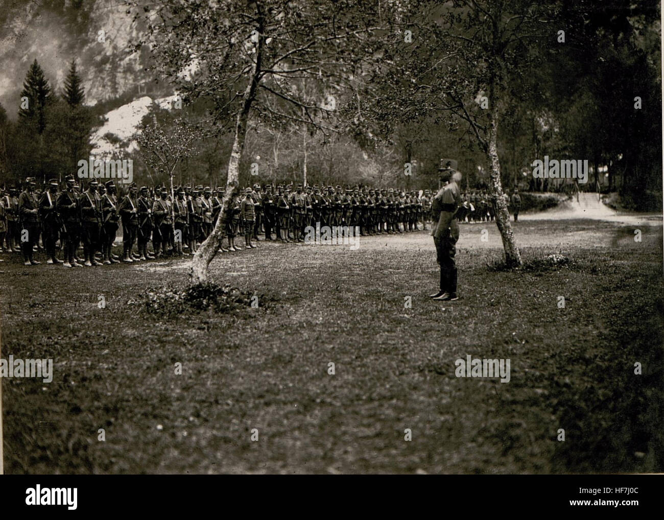 The image 'Henselfeier am 17.Mai.1917' captures a moment from World War I, taken on May 17, 1917 ...